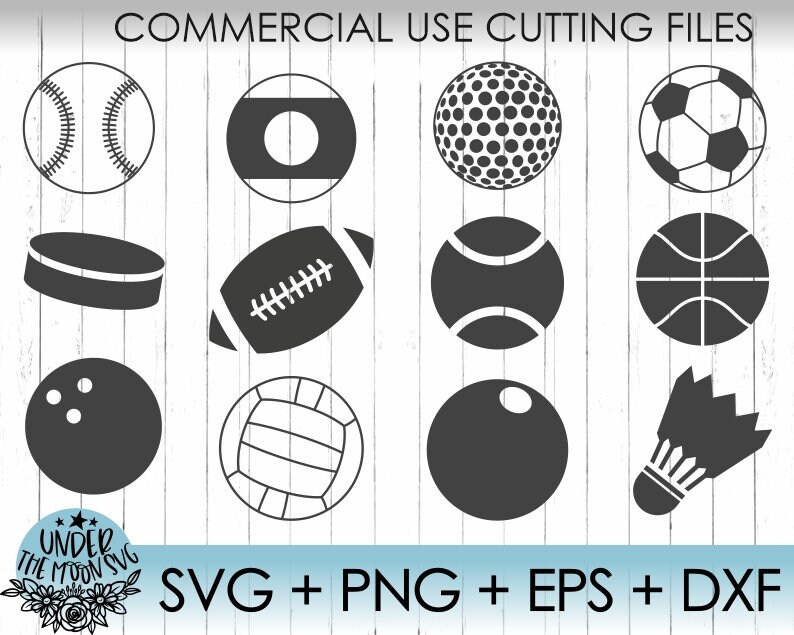 Sport Ball SVG Sport Bundle SVG Balls Clipart Balls Clip - Etsy