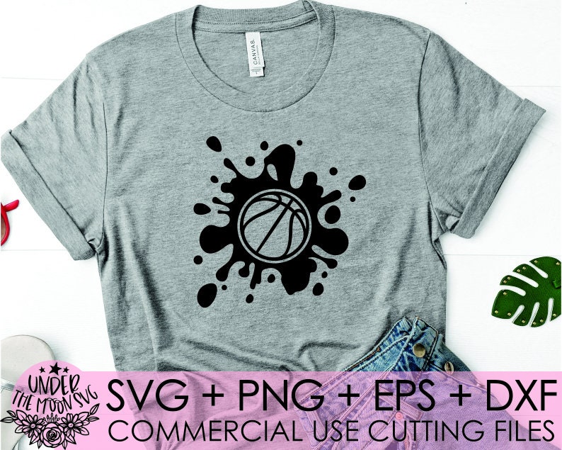 Splatter Basketball SVG File / Dripping Basketball Svg / - Etsy