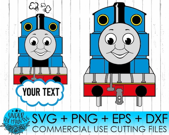 Thomas the Train SVG Commercial Use Thomas the Train DXF - Etsy
