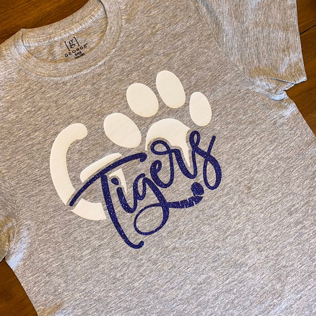 Go Tigers Svg Paw Svg Tigers Svgcommercial Use Football - Etsy