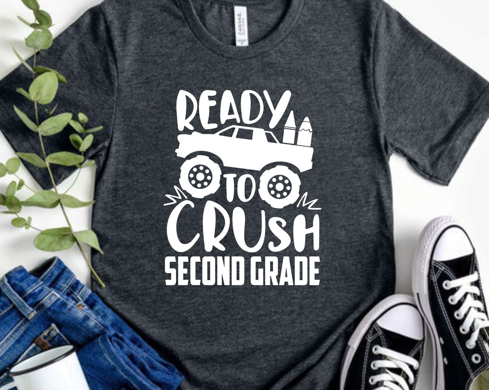 Ready to Crush Preschool Svg, School Svg, Back to School Svg,monster ...