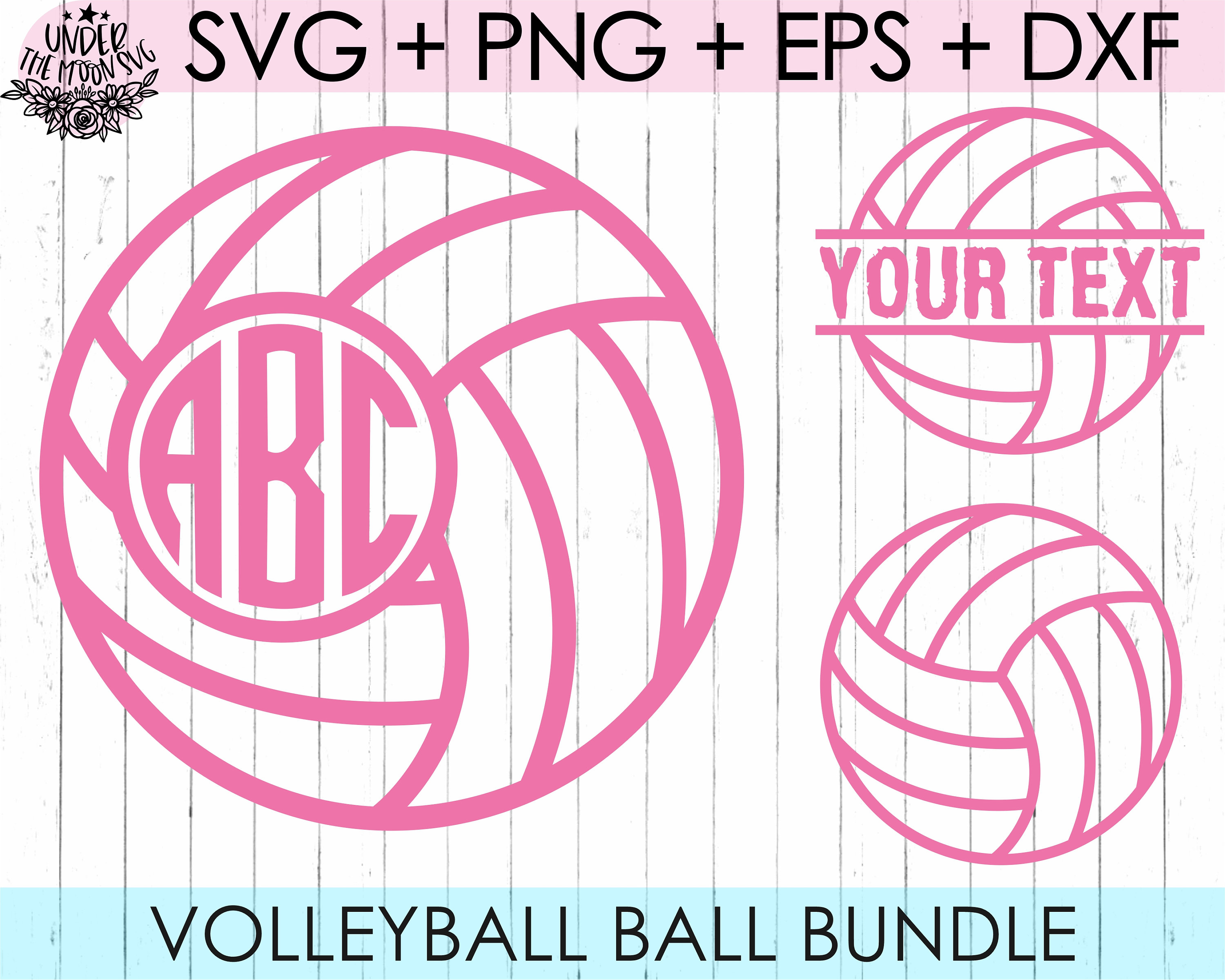 Volleyball SVG / Volleyball Frames SVG / Volleyball Monogram - Etsy