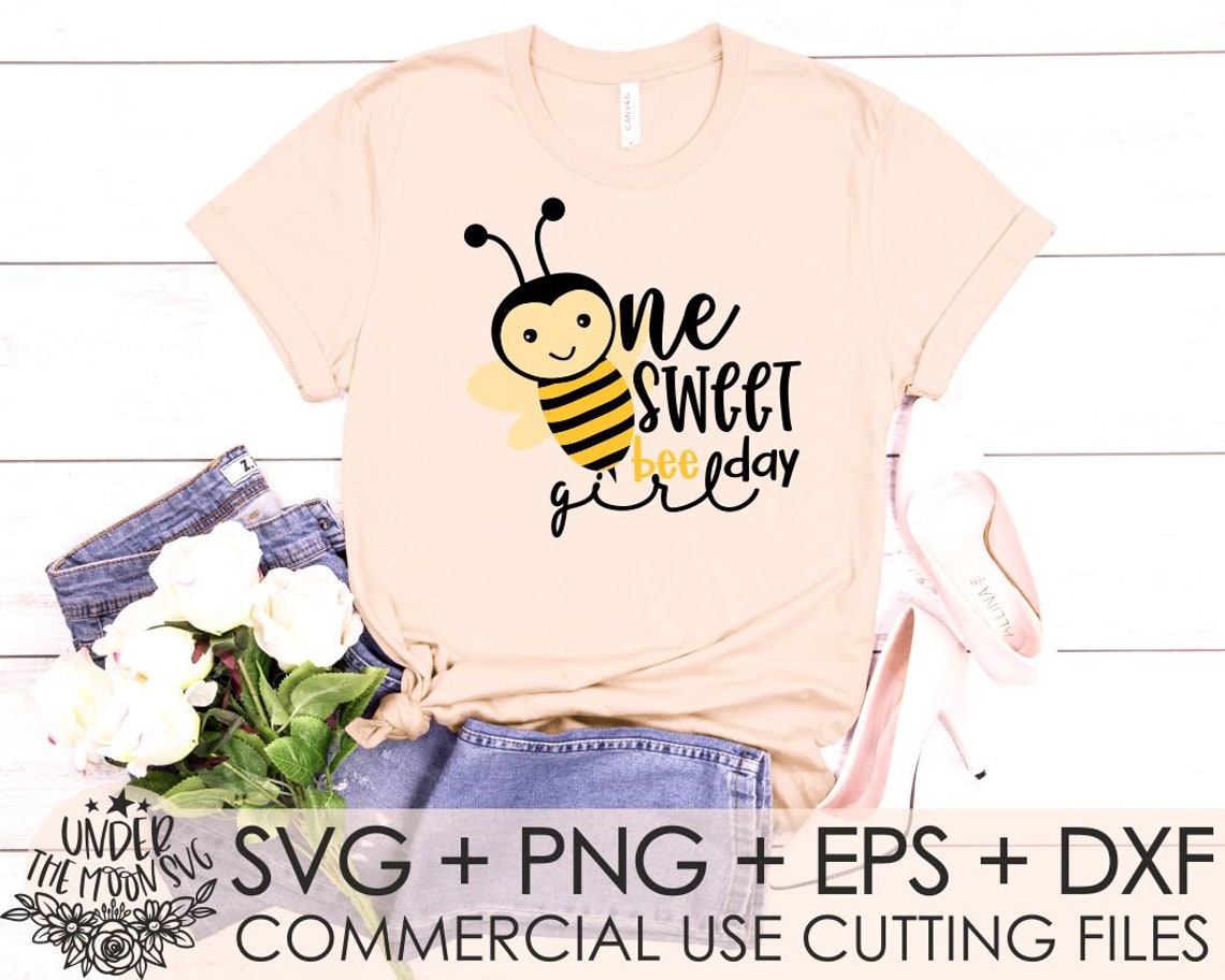 One Sweet Bee-day Svg Bee Day Kids Svg Bee 1st Svg Bee | Etsy
