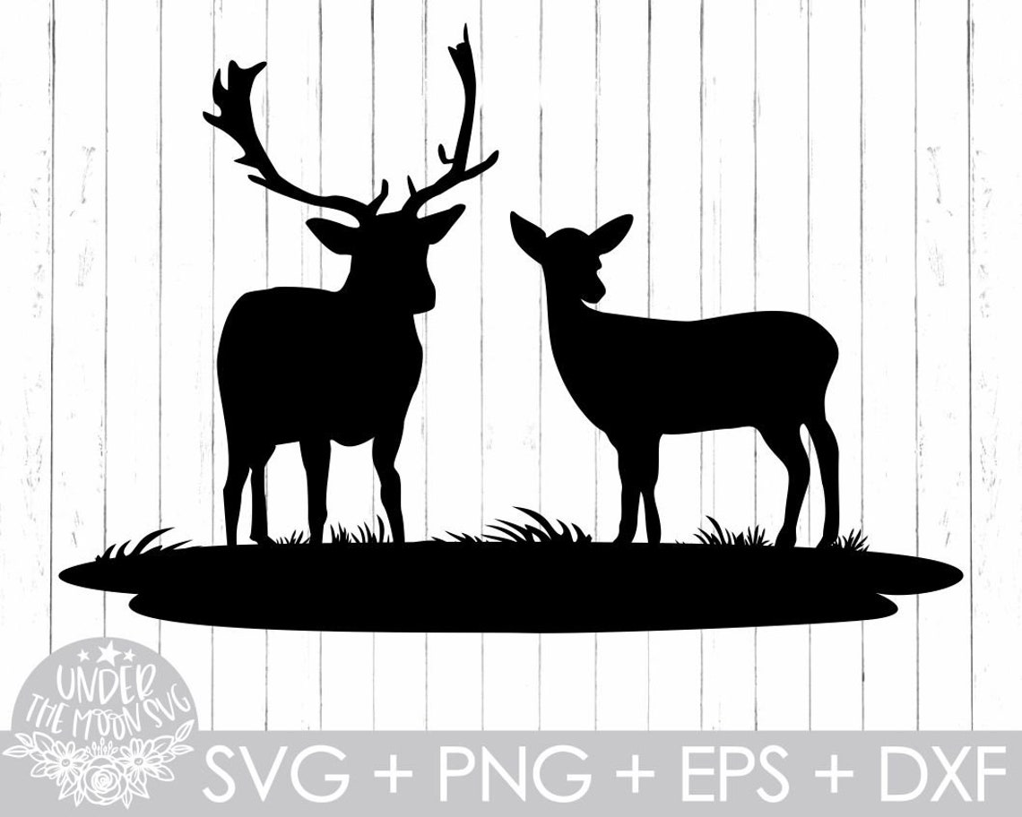 Buck Deer Svgdeer Svg File Wildlife Svg File Nature Svg - Etsy