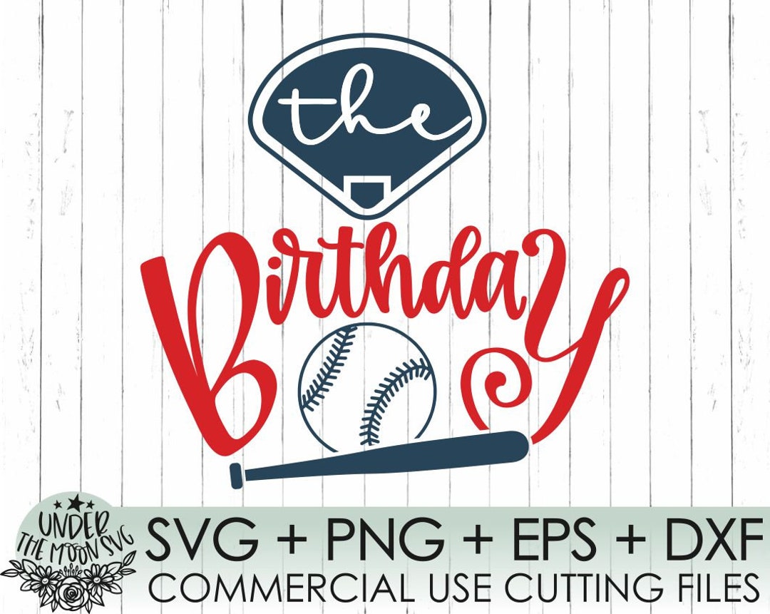 Baseball Birthday Svg, Sports Birthday Svg the Birthday Boy Baseball ...