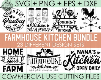 Farmhouse Kitchen Svg - Etsy