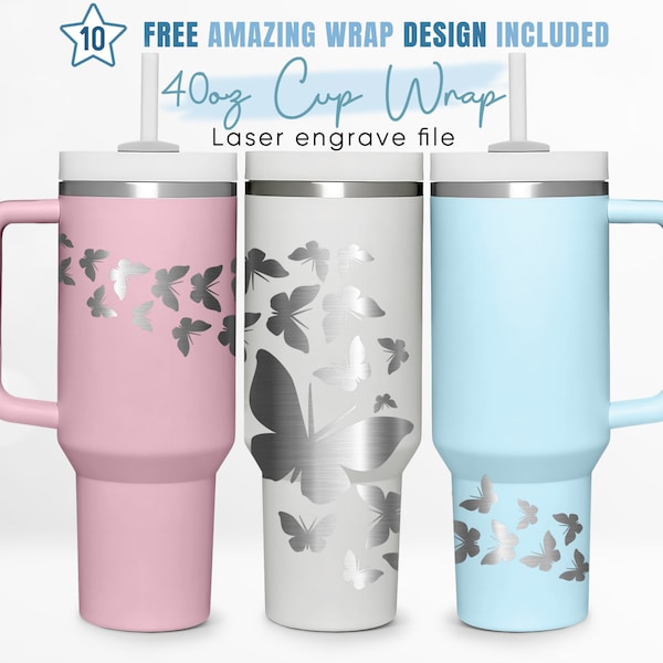 Stanley Butterfly Engraving - Etsy