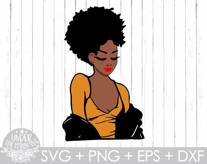 28 Afro Woman Bundle Svg, Black Woman Svg, Afro Girl Svg, Black Girl ...