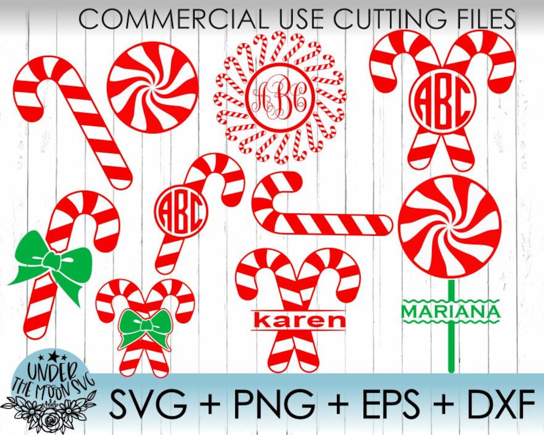Christmas Candy Cane Svg Cut Files Candy Cane Svg Files For Cricut