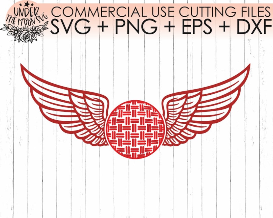 Dodge Ball With Wings SVG File / Fastpitch Dodge Svg / Svg, Png, Dxf ...