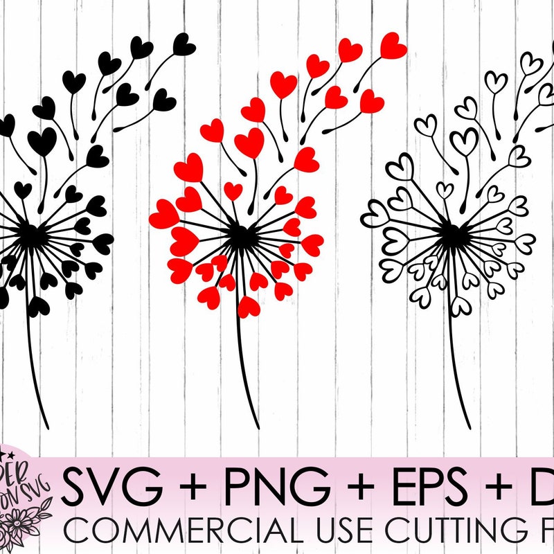 Dandelion Svg - Etsy