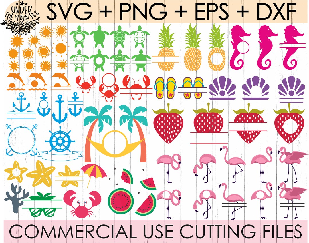 Big Summer Bundle Svg, Big Bundle Svg, Summer Svg, Summer Cricut ...