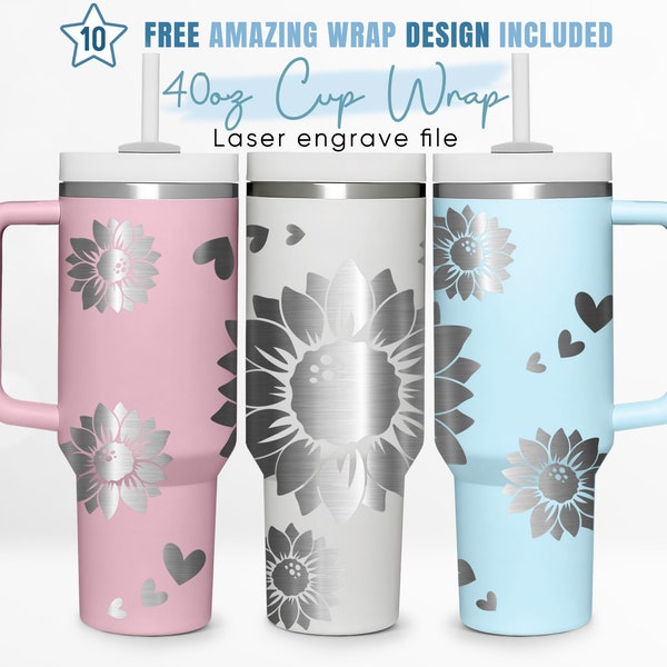 Sunflower Laser Engraving - Etsy