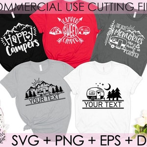 Bundle Camper Svg ,happy Camper Svg,camper Life Svg,camping Svg ...