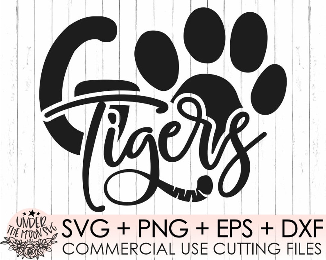 Go Tigers Svg, Paw Svg, Tigers Svg,commercial Use, Football Svg, Tigers ...