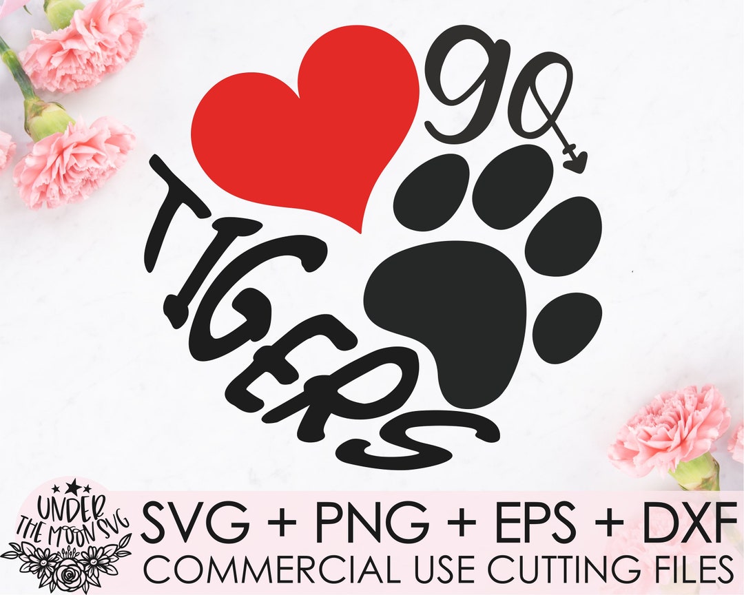 Football SVG, Go Tigers SVG, Tigers Football SVG, Tigers Shirt Cut File, Tiger Baseball Svg ...