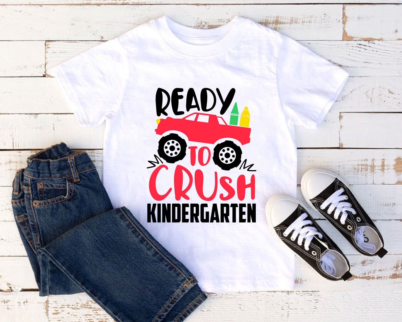 Ready to Crush Preschool Svg, School Svg, Back to School Svg,monster ...
