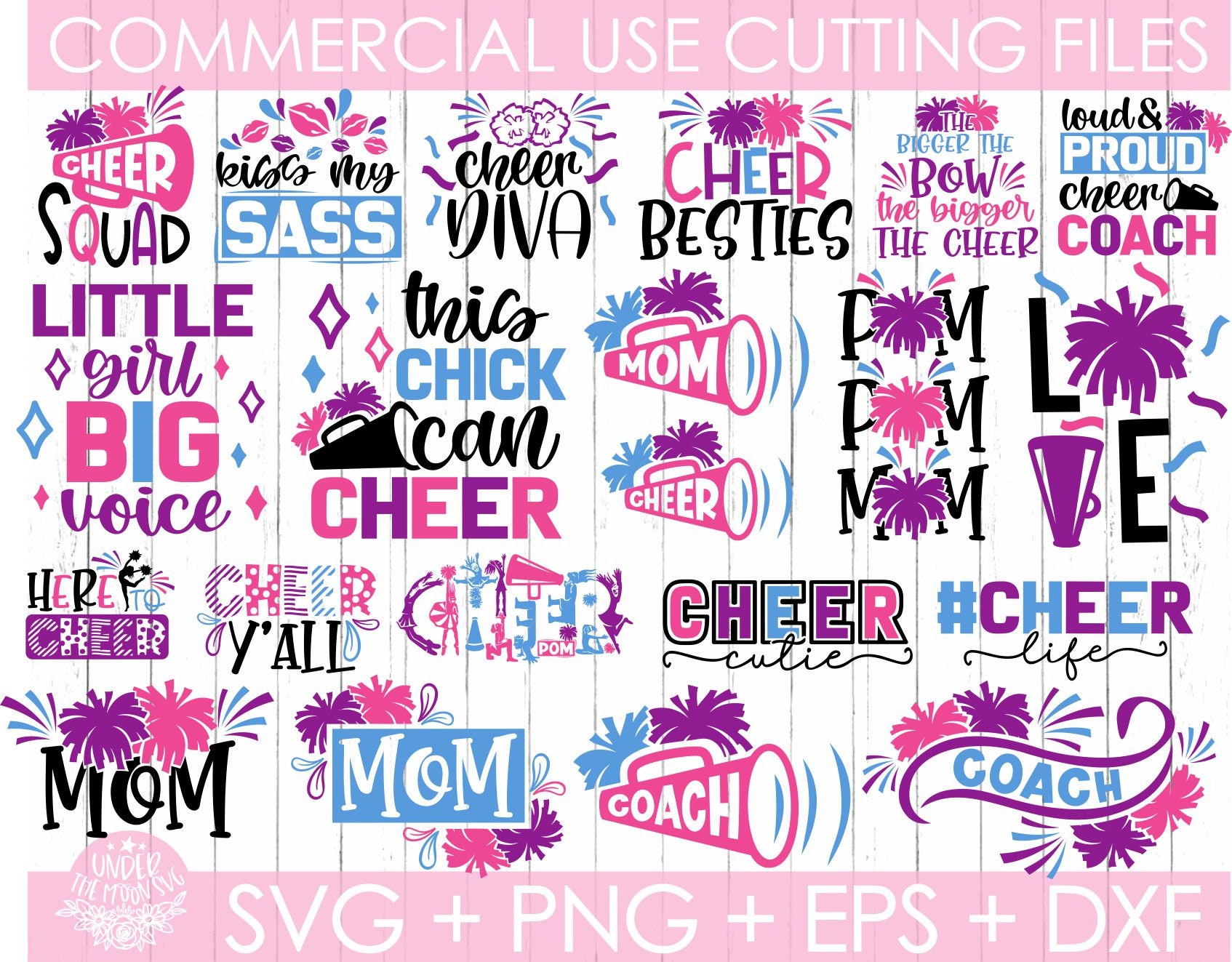 Cheerleading Svg Bundle Cheer Cheer Team Cheer Squad Cute - Etsy