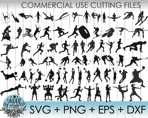Sport Design Elemetns Sport SVG Bundle Sport DXF Cut Files | Etsy