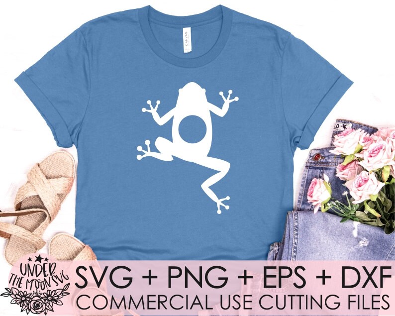 Frog Monogram Frame SVG Collection - Frogs Monogram Frame SVG-DXF ...