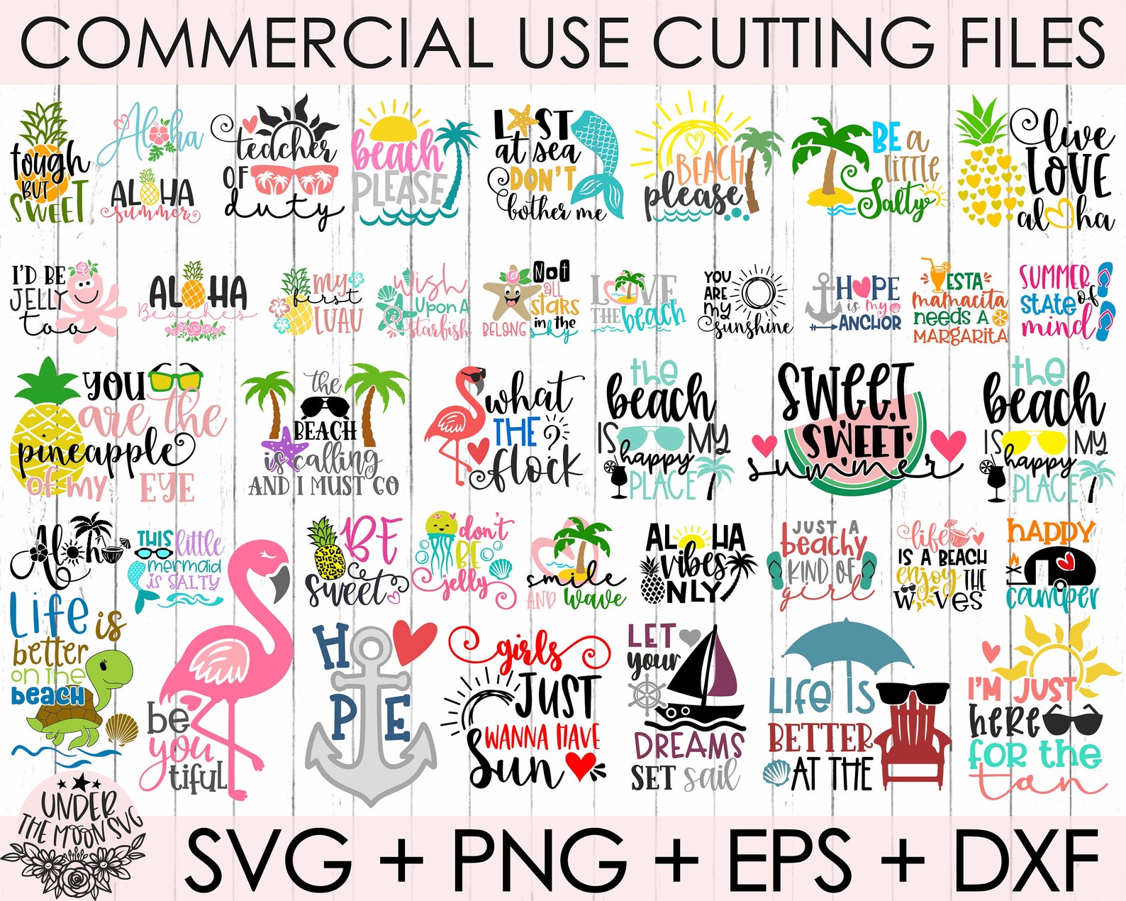63 Summer Bundle Svg ,summer Svg ,summer Cut Files,commercial Svg,kids ...