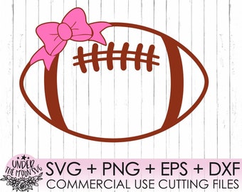 Football Bow Svg - Etsy