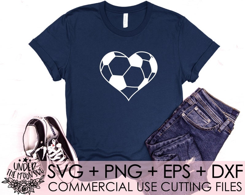 Heart Ball Bundle SVG Soccer Svg Tennis Svg Basketball | Etsy