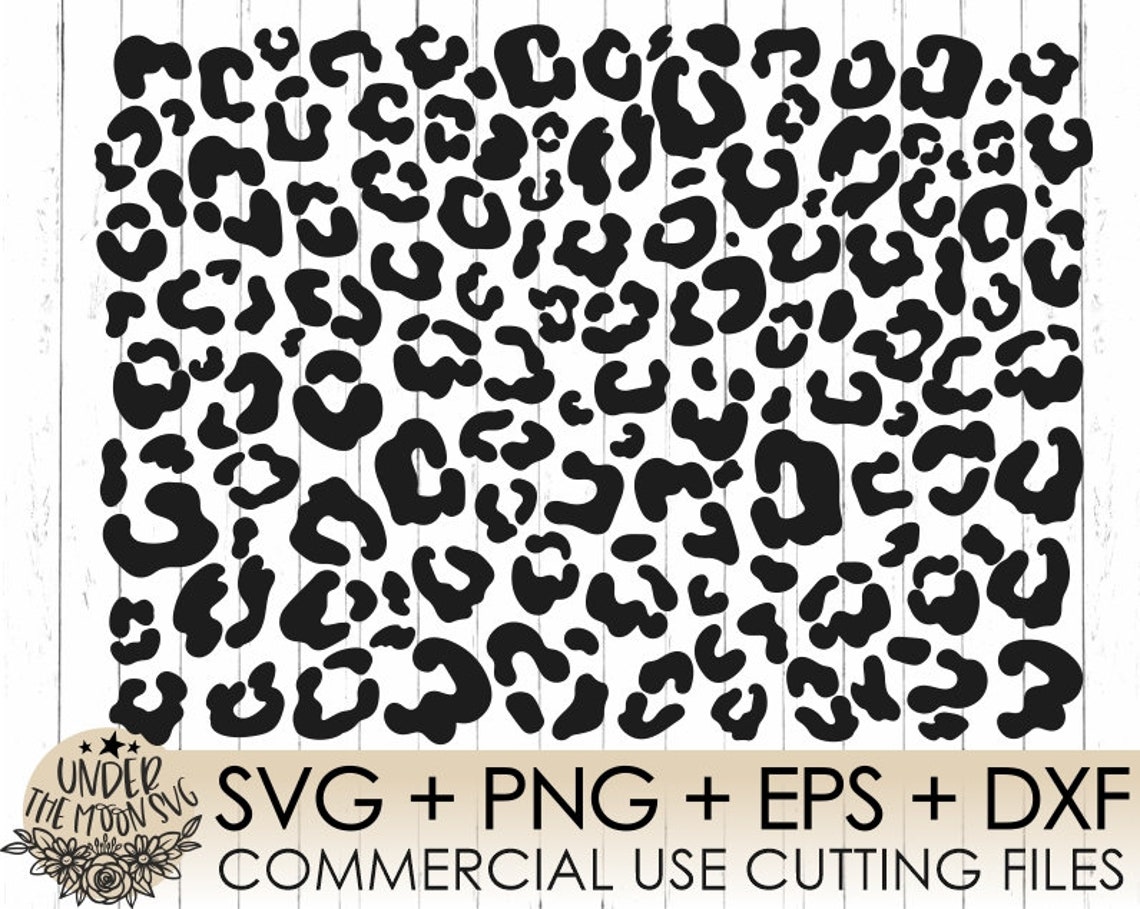 Leopard Svg leopard Print Svg Animal Print Svgcommercial - Etsy