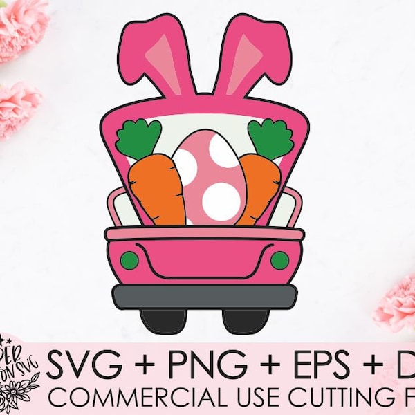 Easter Truck Svg - Etsy