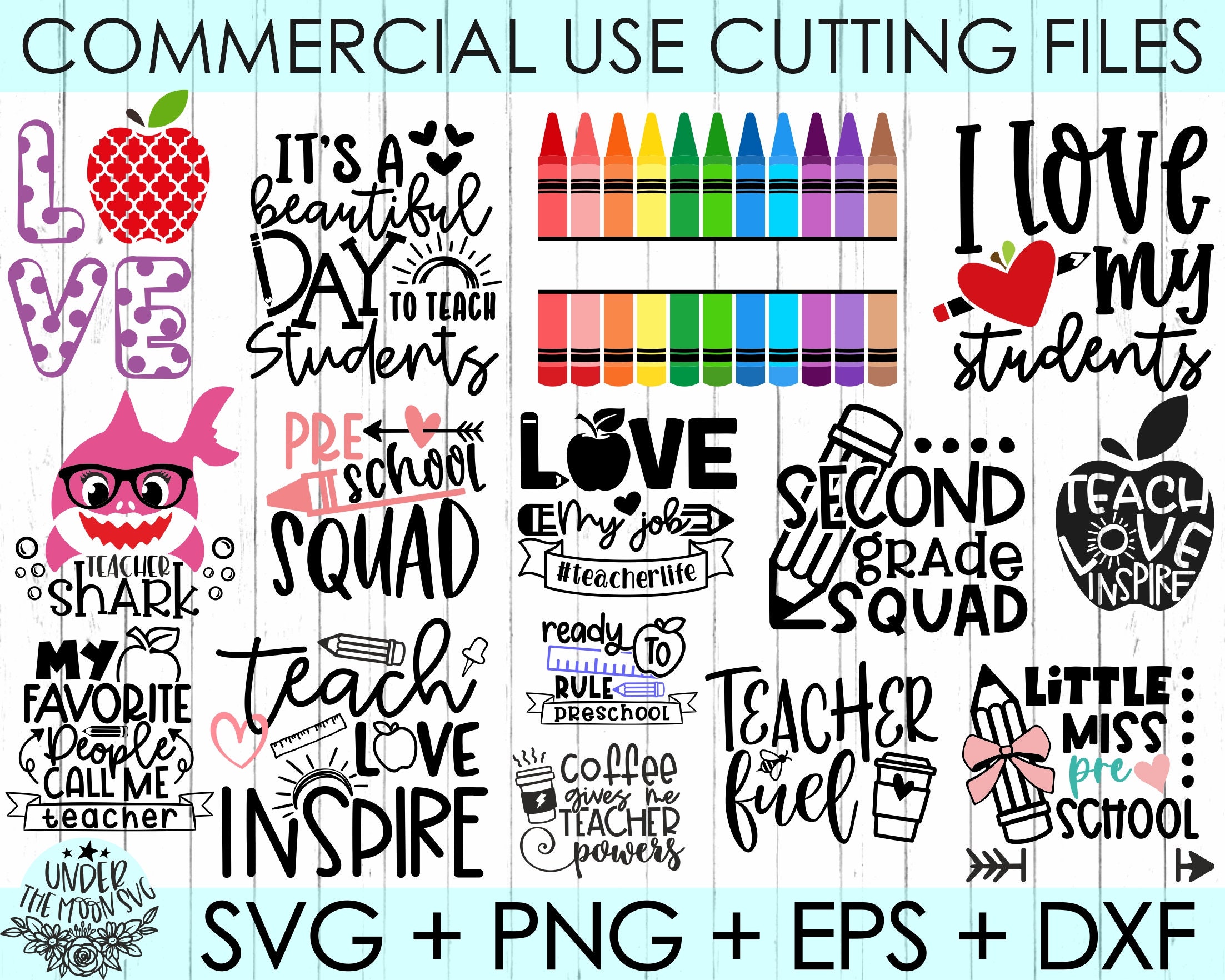 Teacher Bundle Svgteacher Svgback to School Svgteacher Gift - Etsy