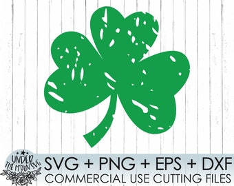 Lucky Shamrock Svg, St. Patrick's Day Cut Files, Four Leaf Clover Svg ...
