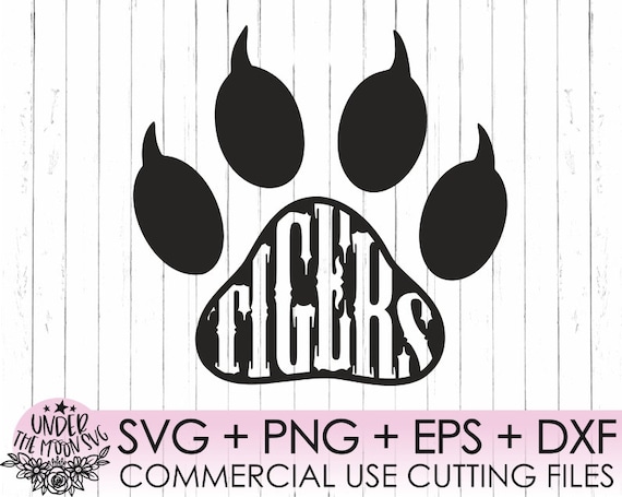 Tigerpfotenabdruck Vektor