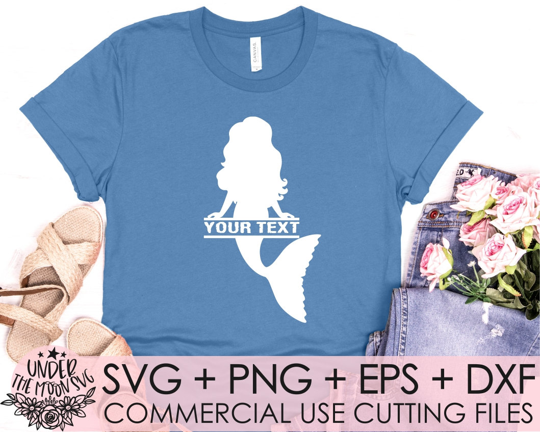 Mermaid SVG / Mermaid Monogram / Cute Mermaid Svg / Sea Beach SVG ...