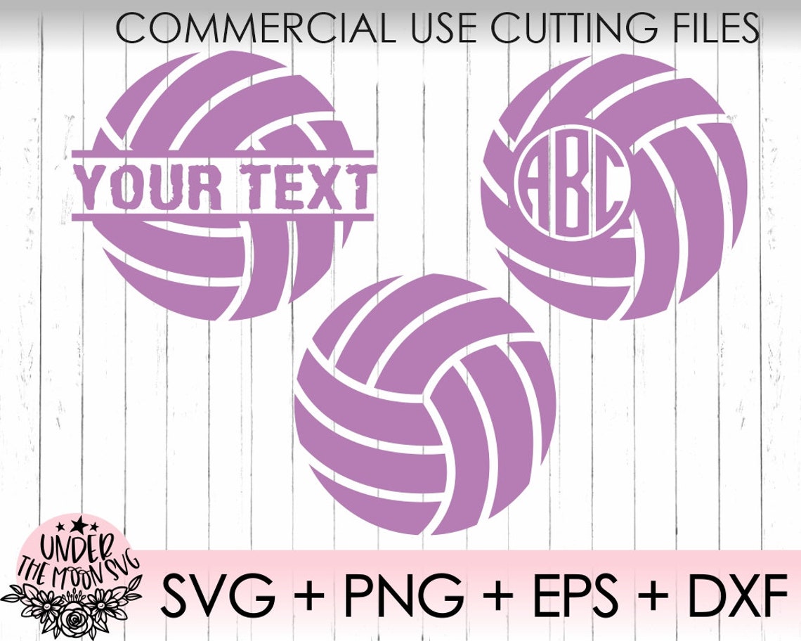 Volleyball SVG / Volleyball Frames SVG / Volleyball Monogram SVG ...
