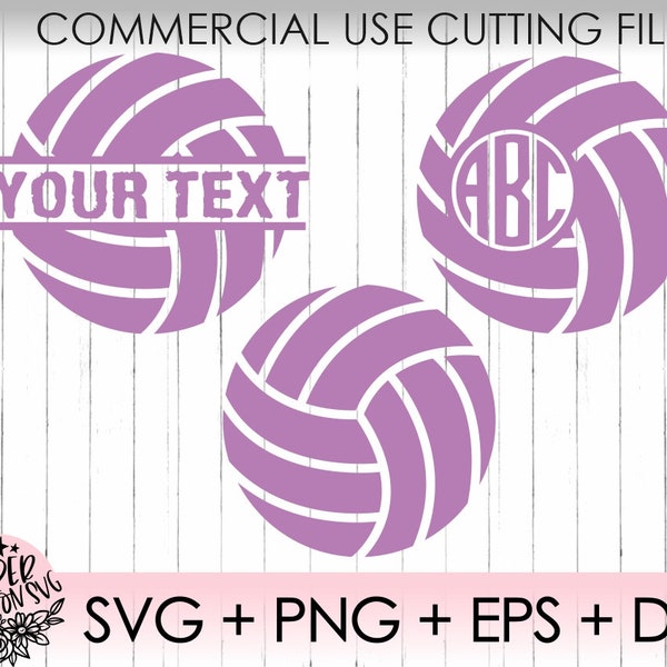 Volleyball Monogram - Etsy
