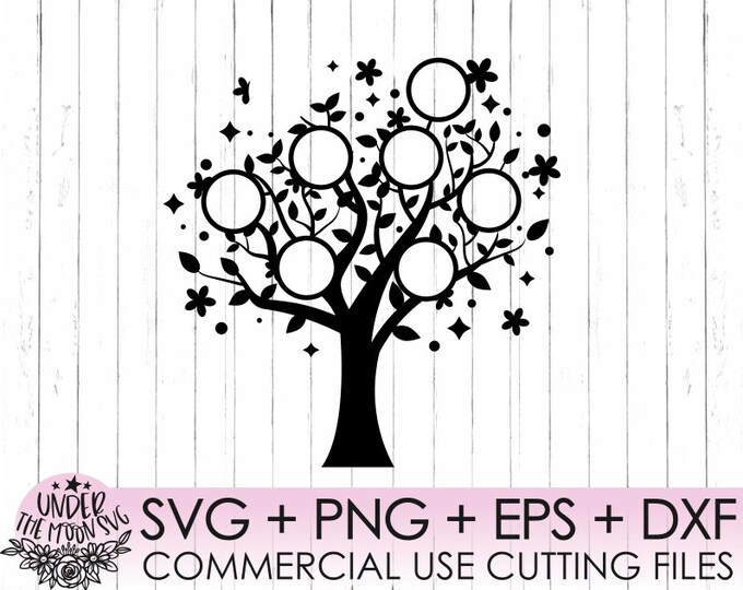 Family Tree SVG Bundle, Family Tree SVG, Family Tree Clipart, Cut Files ...
