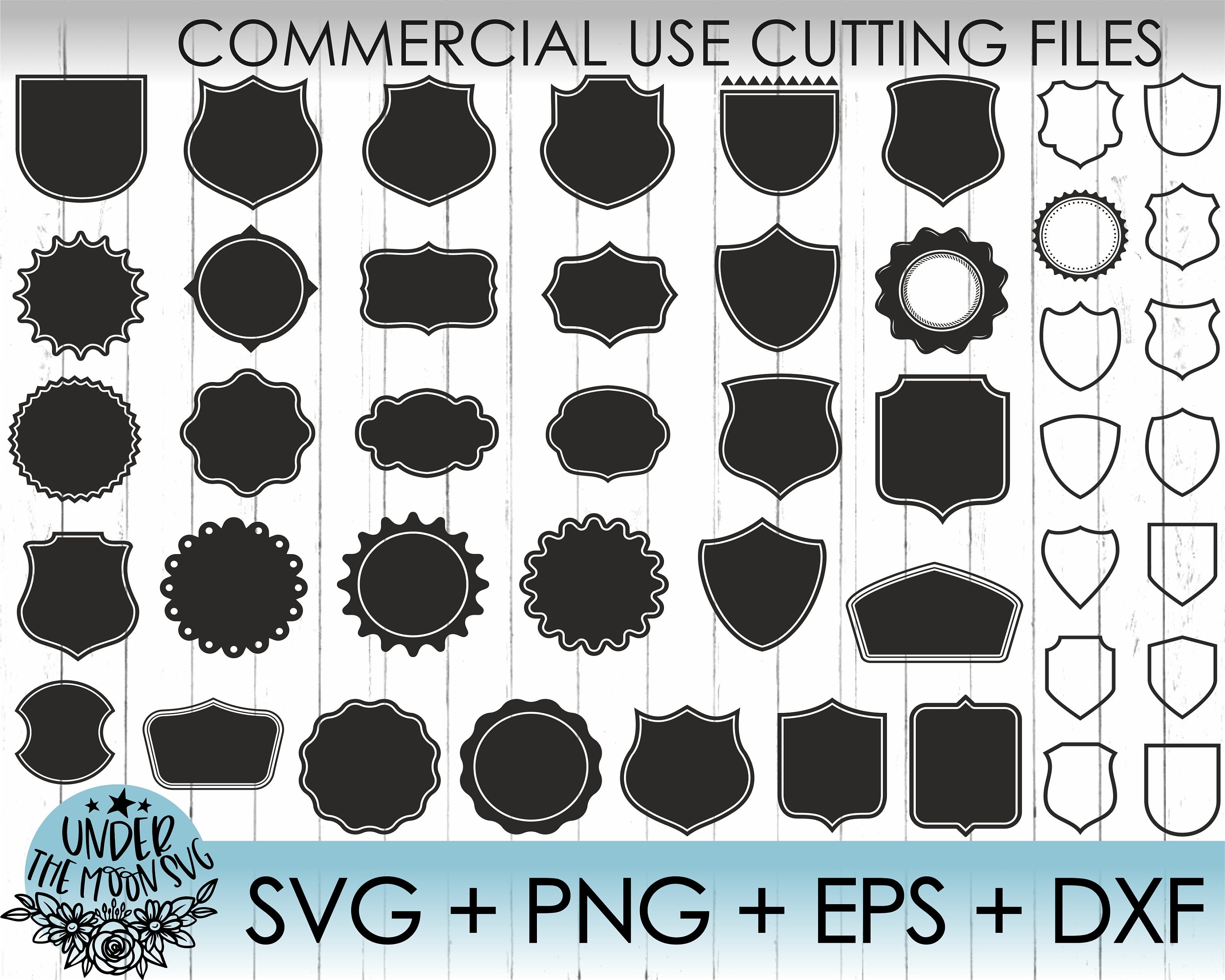 FRAMES SVG, Label Svg, Vintage Frames SVG File, Retro Frames Svg ...