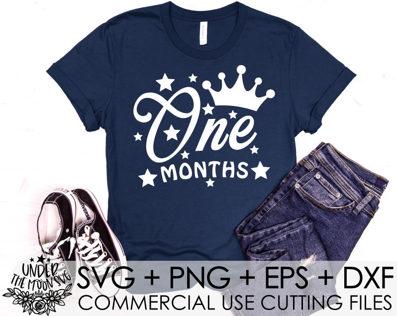Princess Age Months SVG Cutting File / Baby Months SVG Cutting File ...