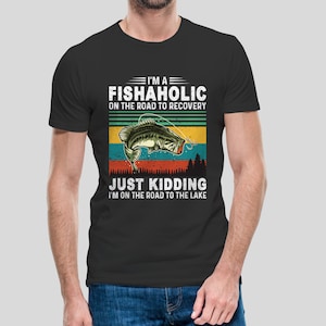 I'm a Fishaholic on the Road to Recovery PNG, Retro PNG, File for ...