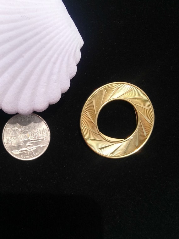 Vintage ring brooch - Gem