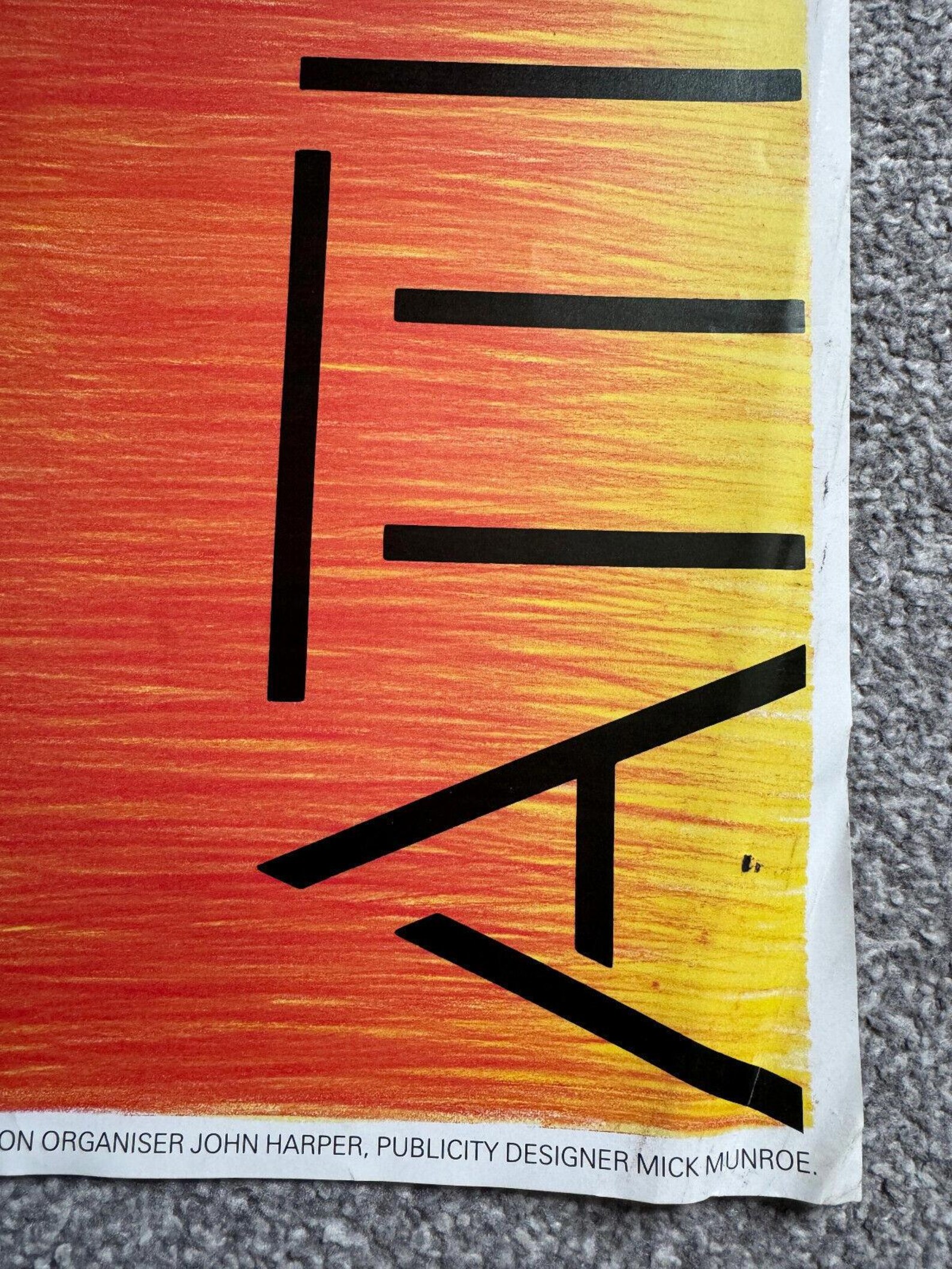 1985 'attitudes' Art Exhibition Northampton/david Nash/bruce Mclean ...