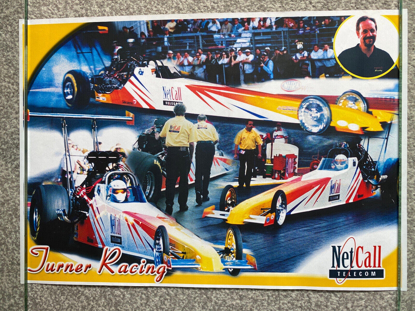 Rob Turner Racing Drag Racing Poster netcall Telecom - Etsy