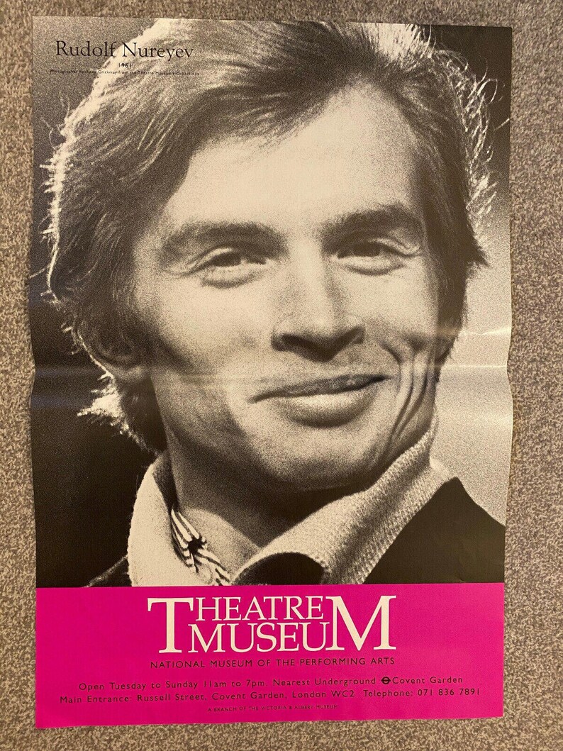 Theatre Museum, London, Exhibition Poster Rudolf Nureyev/anthony ...