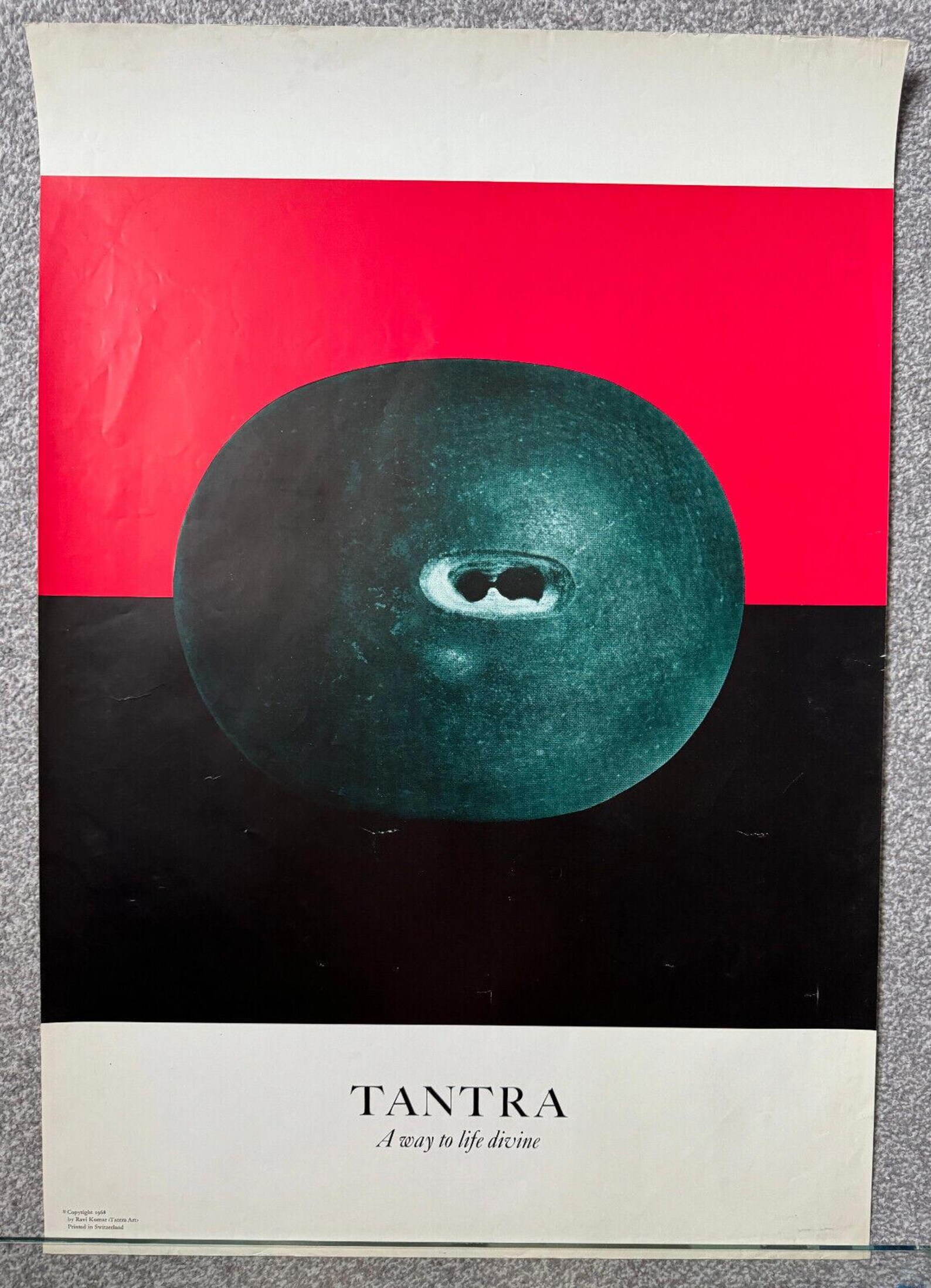 1968 Tantra Art religion/meditation Poster Print Ravi Kumar/ajit ...