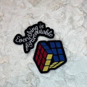 Rubik's Cube Iron on Patch - Etsy
