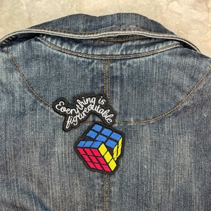 Rubik's Cube Iron on Patch - Etsy