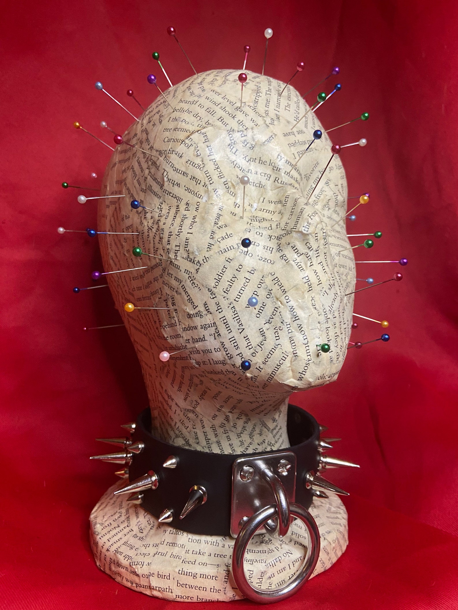 Locked and Loaded Spiked Collar - Etsy