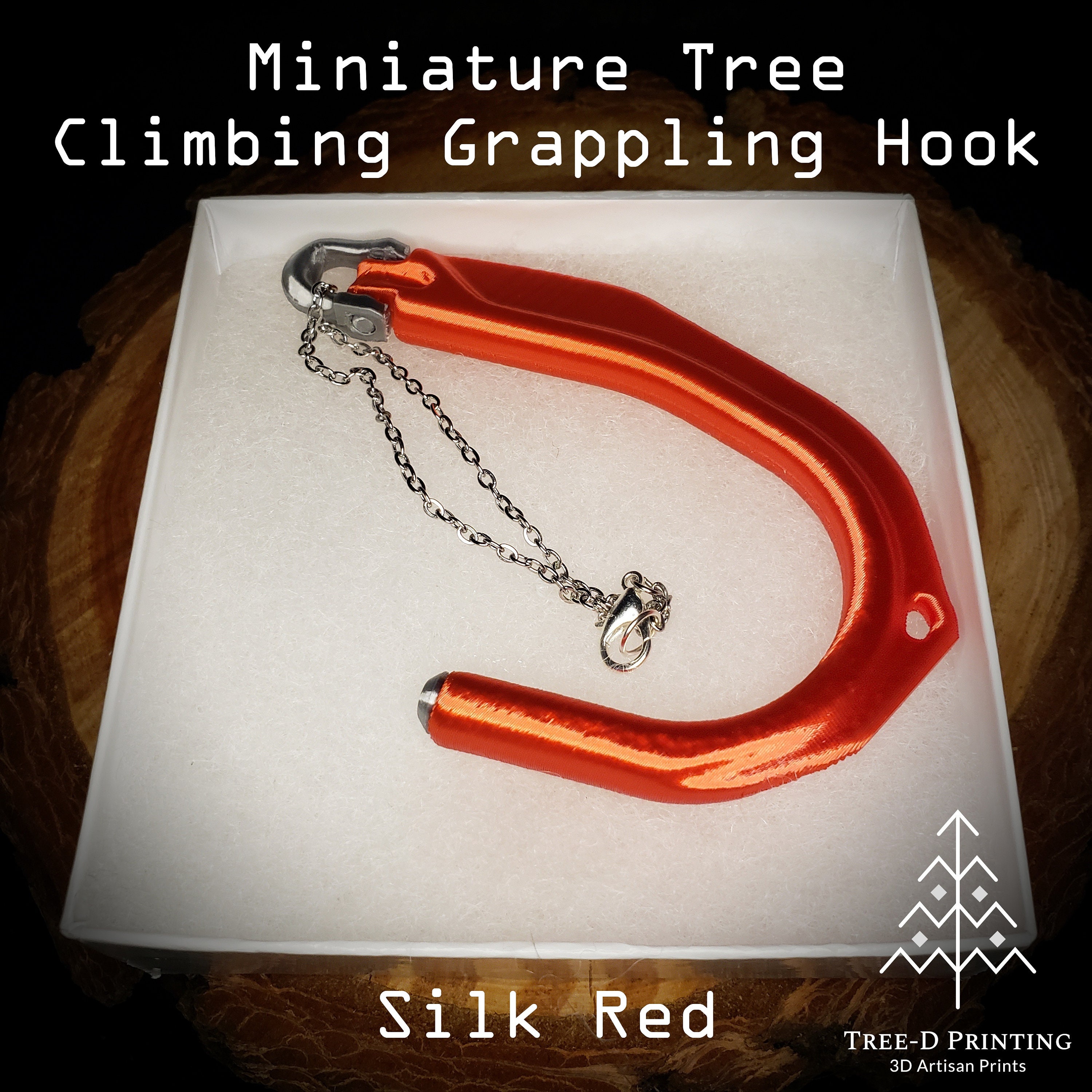 Miniature Tree Climbing Grappling Hook Ornament - Etsy