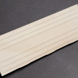 Vtg TILECREST Ceramic Edge Tile White W/black Flecks Gloss Bullnose 6x2 ...