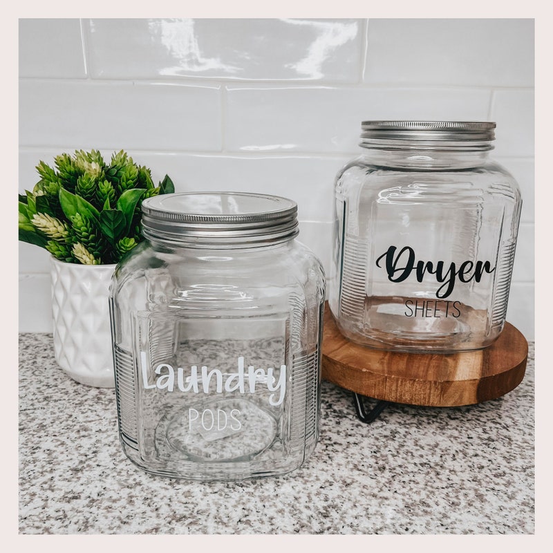 Laundry Labels for Jars - Etsy